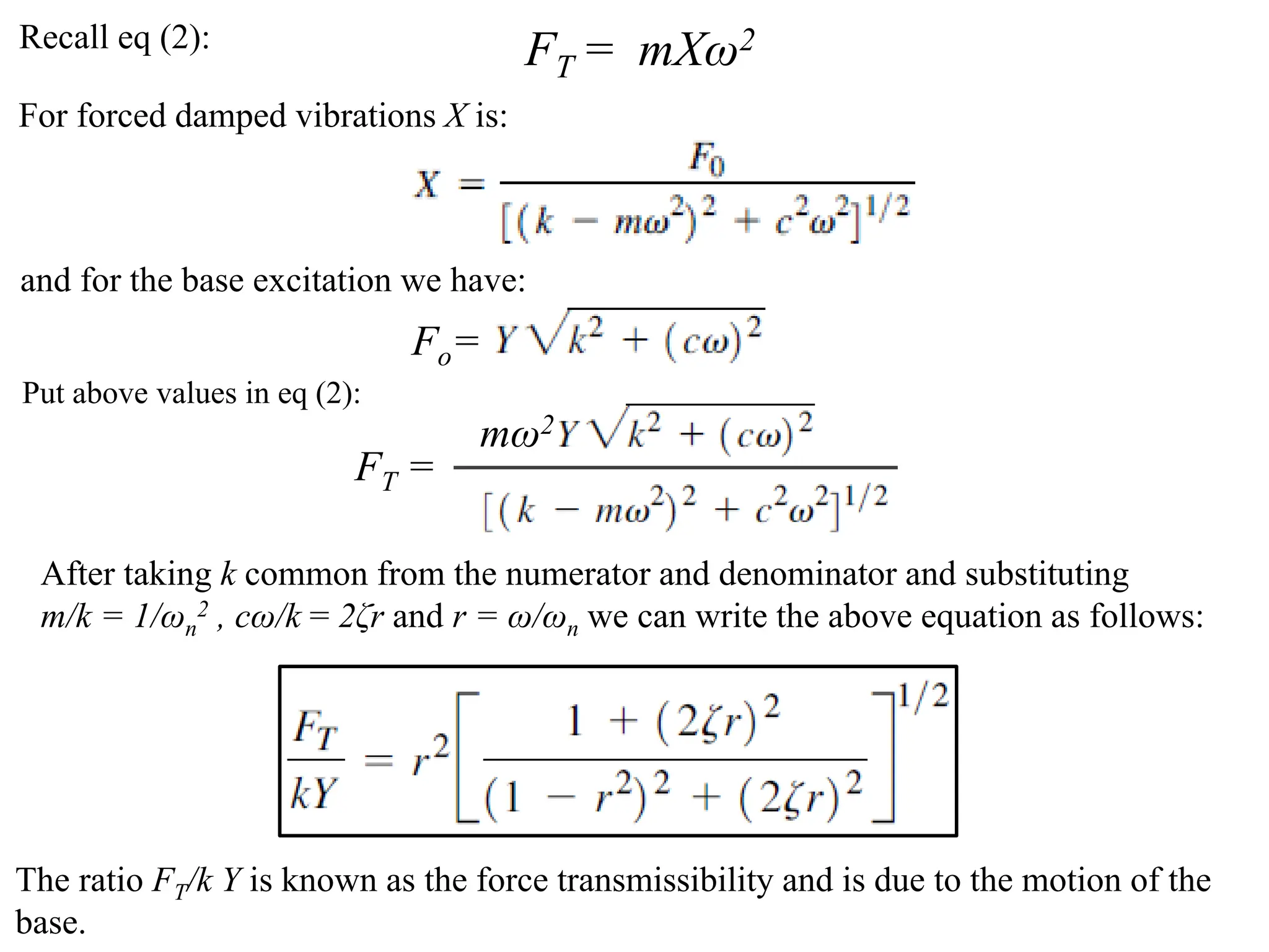 Vibration Isolation (Base Excitation).pdf