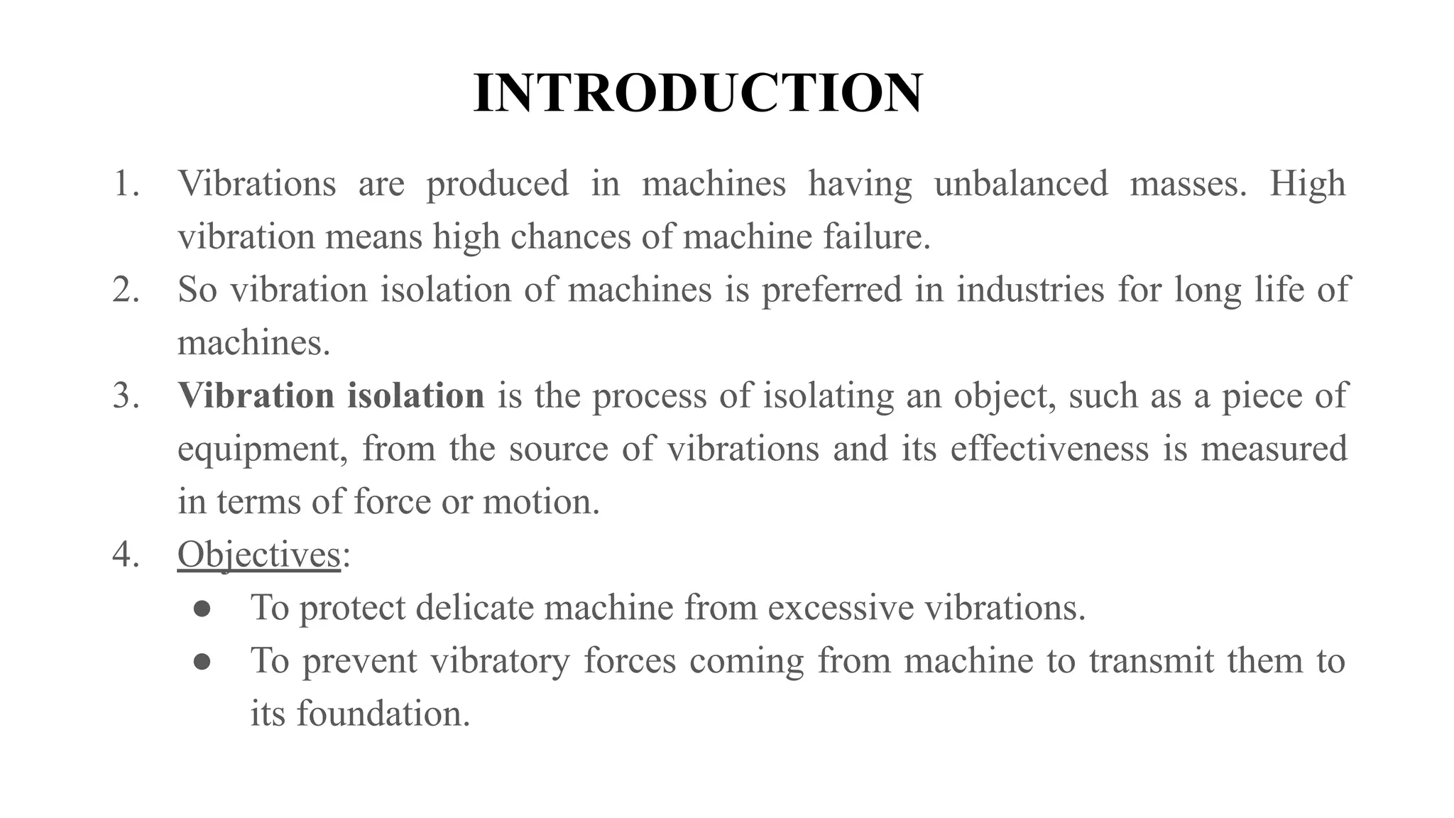 Vibration Isolation Methods In Various Industries Pdf Auto Safety Technologies Auto Technology