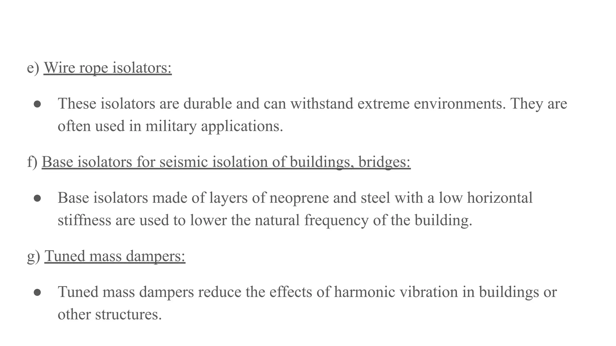 Vibration isolation methods in various industries | PDF | Auto Safety ...