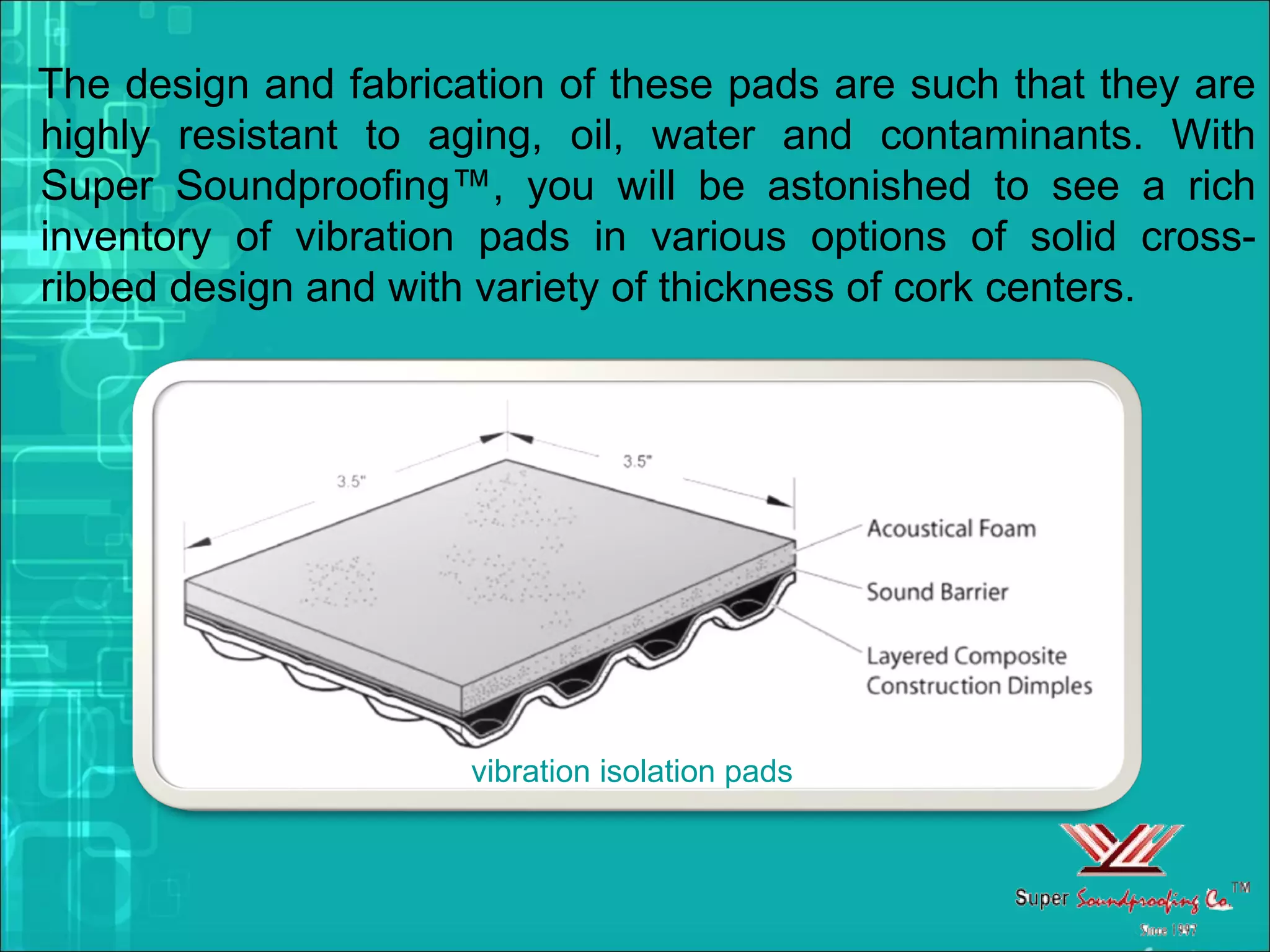 Vibration isolation pads | PPT