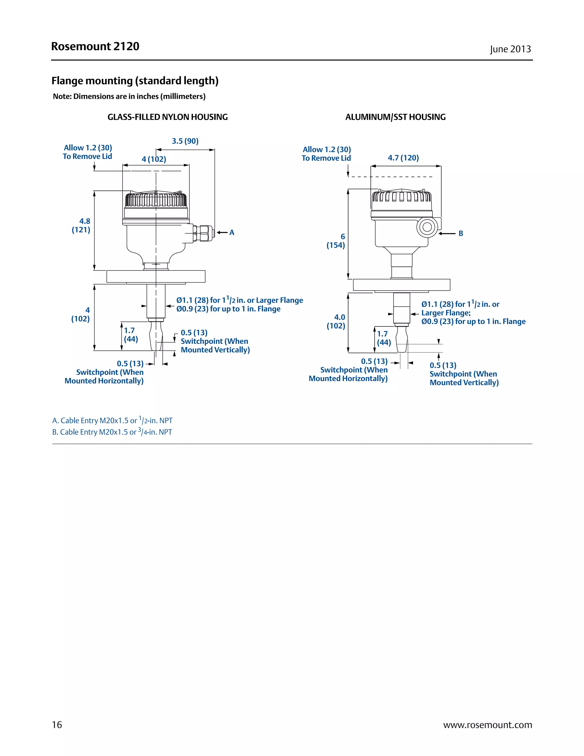Vibration level switch | PDF