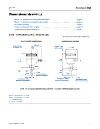 Vibration level switch | PDF