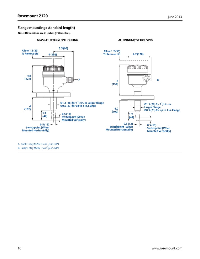 Vibration level switch | PDF