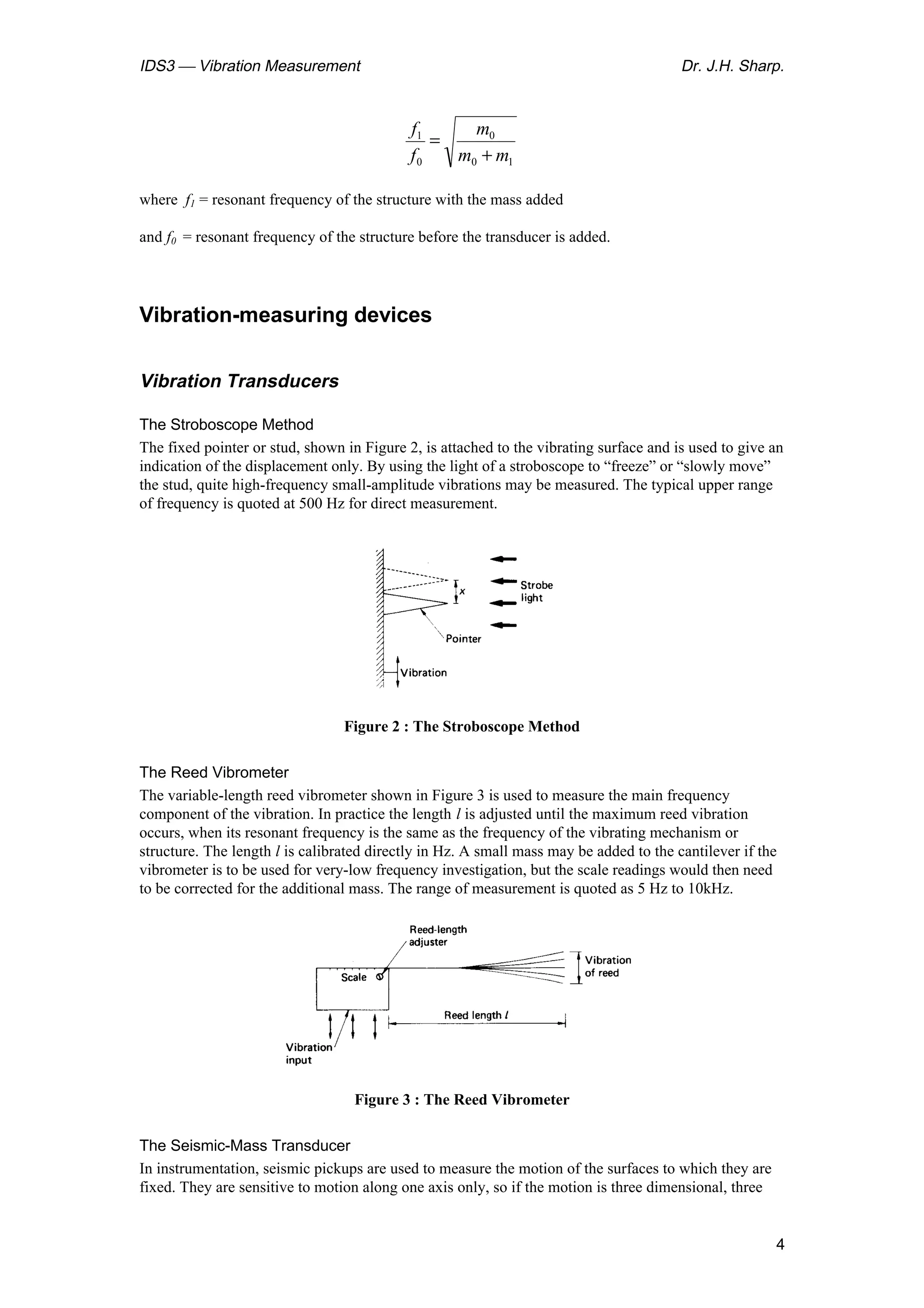 Vibration measurement | PDF
