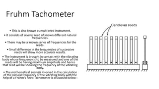Vibration measuring instrument | PPTX
