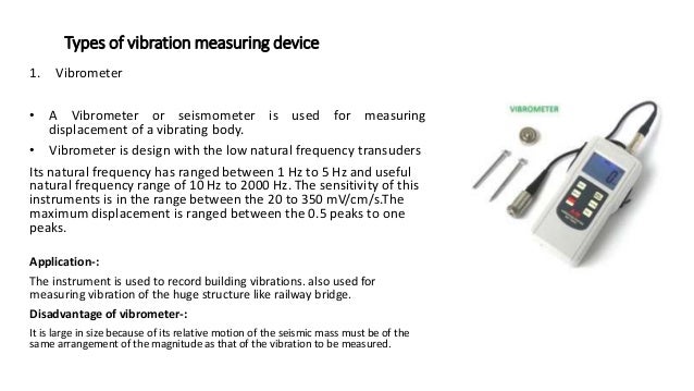 Vibration measuring instrument