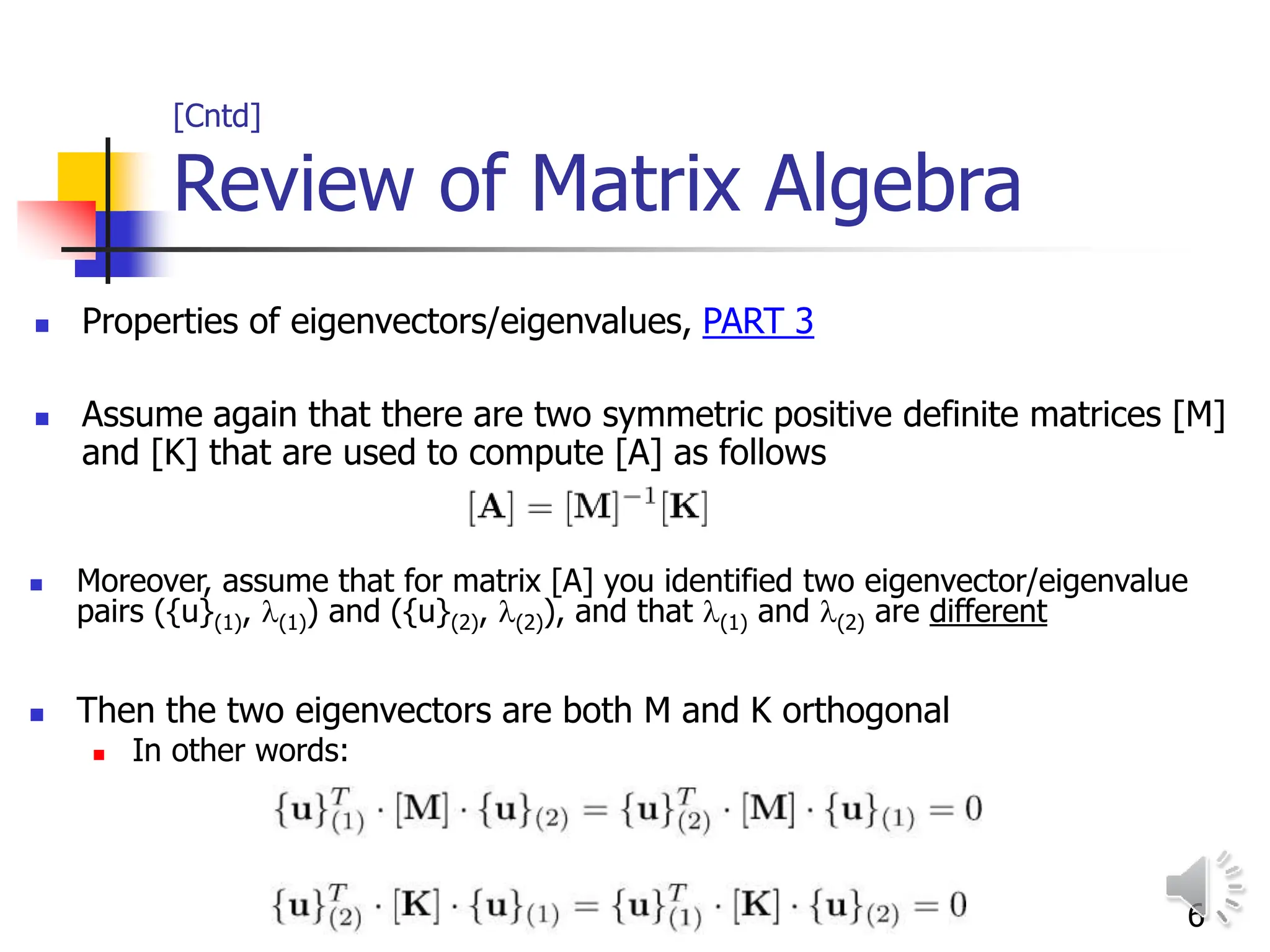 Vibration of 2DOF Systems matix approach voice.ppt