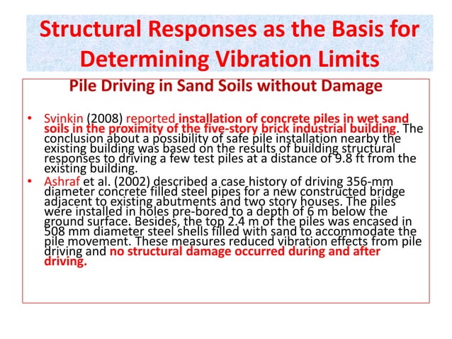EVALUATION OF VIBRATION LIMITS | PDF