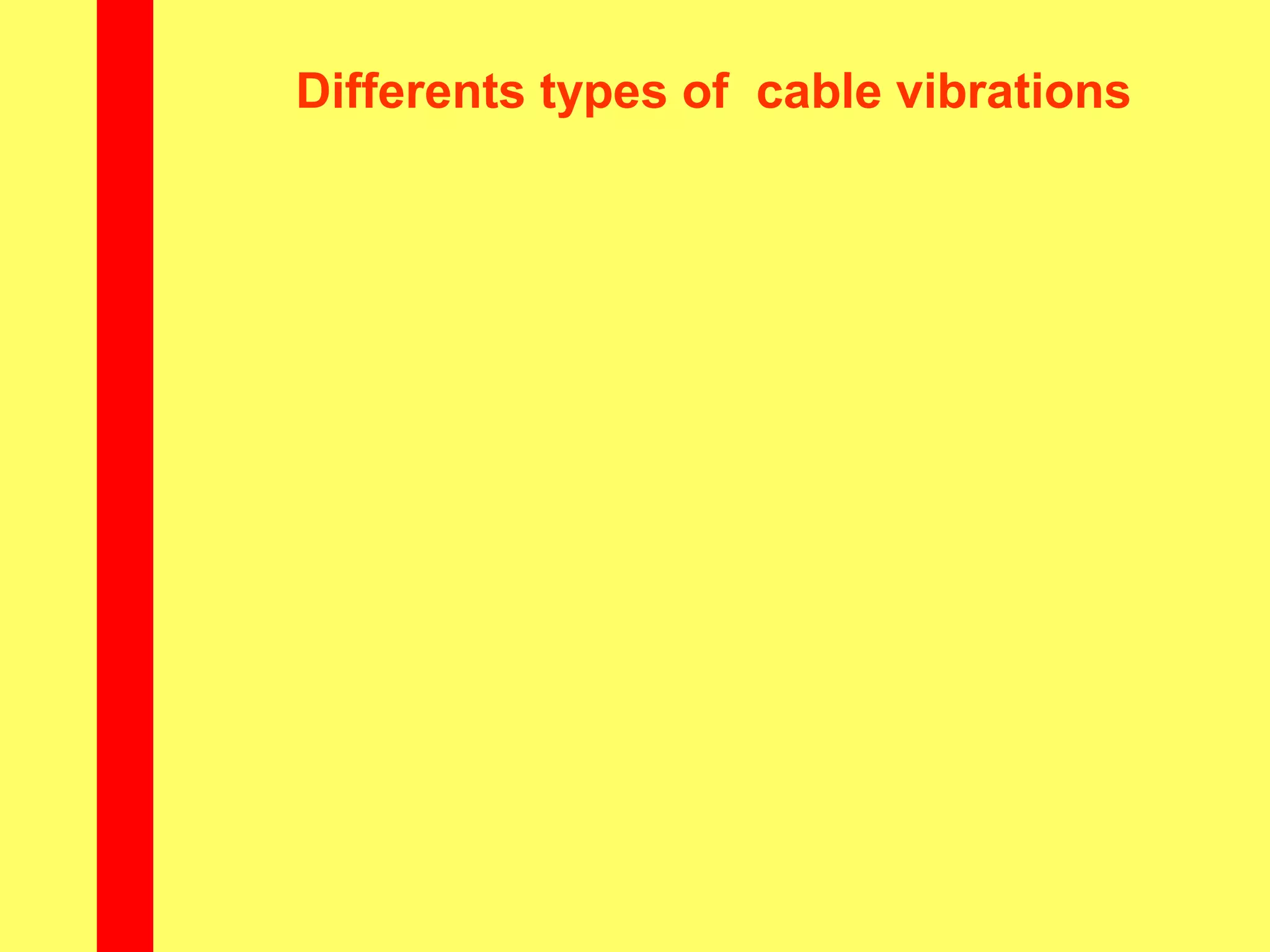 Vibrations Stayed cable bridge | PPT