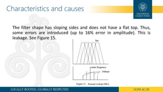 Vibration signal filtering | PPTX