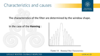 Vibration signal filtering | PPTX