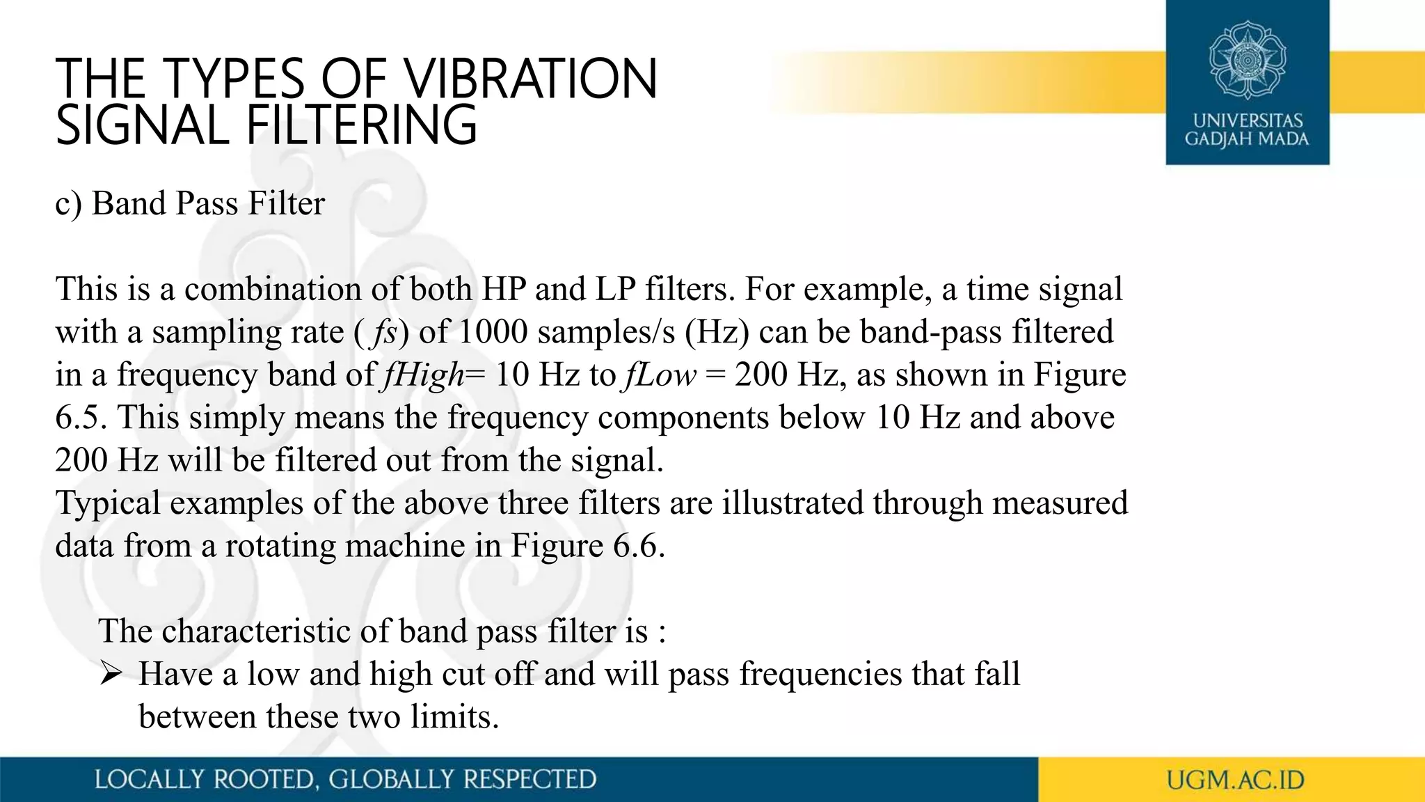 Vibration signal filtering | PPTX | Digital Audio | Computer Software ...