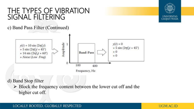 Vibration signal filtering | PPTX | Digital Audio | Computer Software and Applications