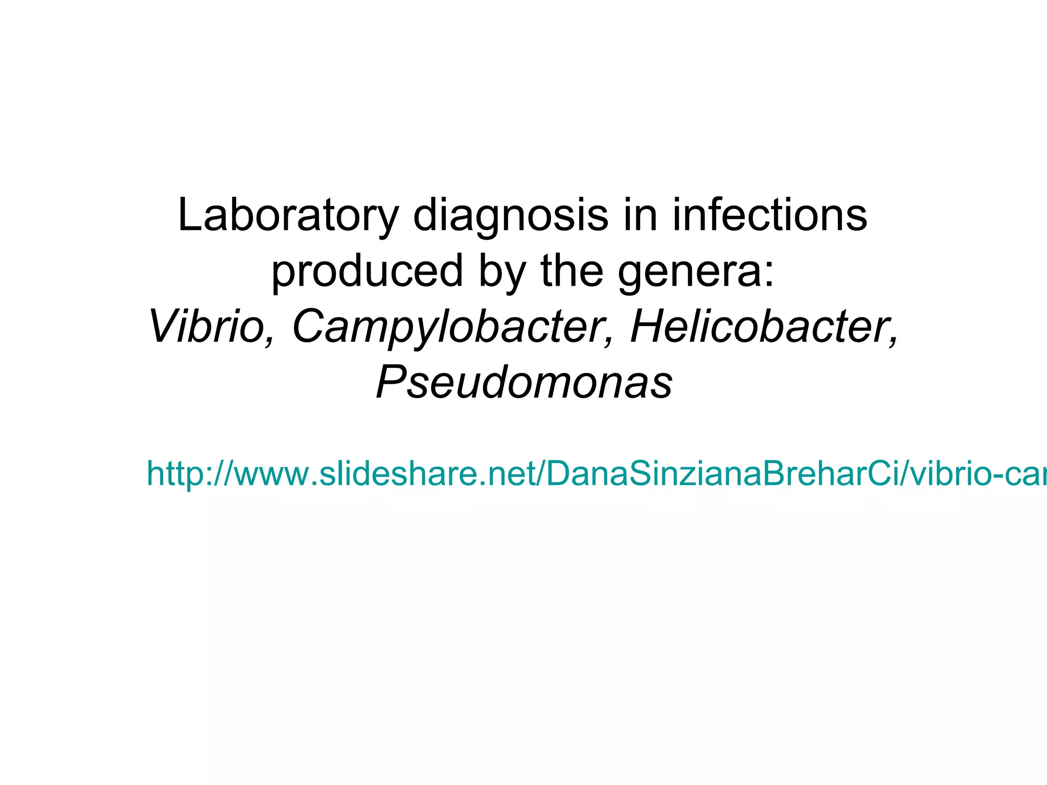 Vibrio campylobacter helicobacter_pseudomonas | PPT