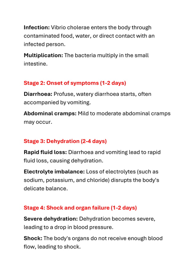 vibrio cholera , Clinical types of cholera , | PDF