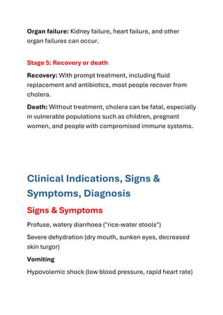 vibrio cholera , Clinical types of cholera , | PDF