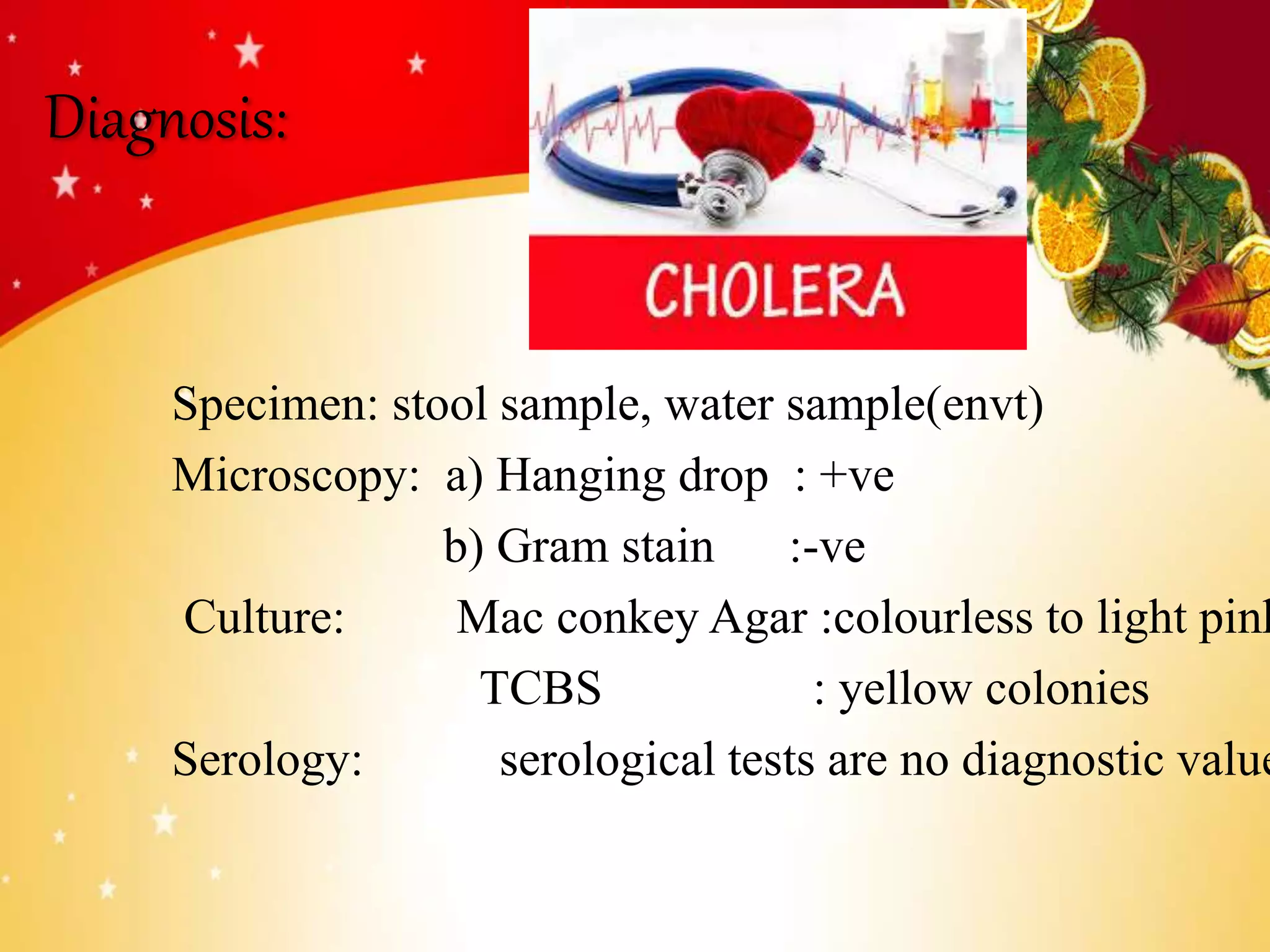 Vibrio cholerae PPT for students | PPTX