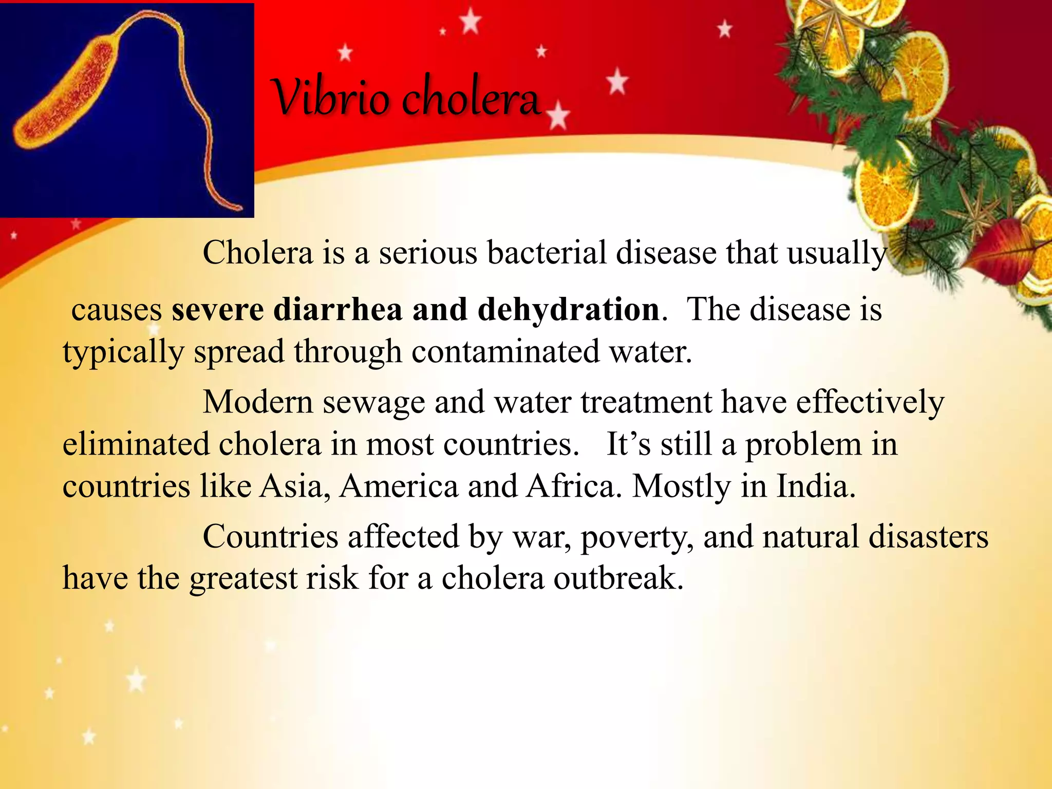Vibrio cholerae PPT for students | PPTX