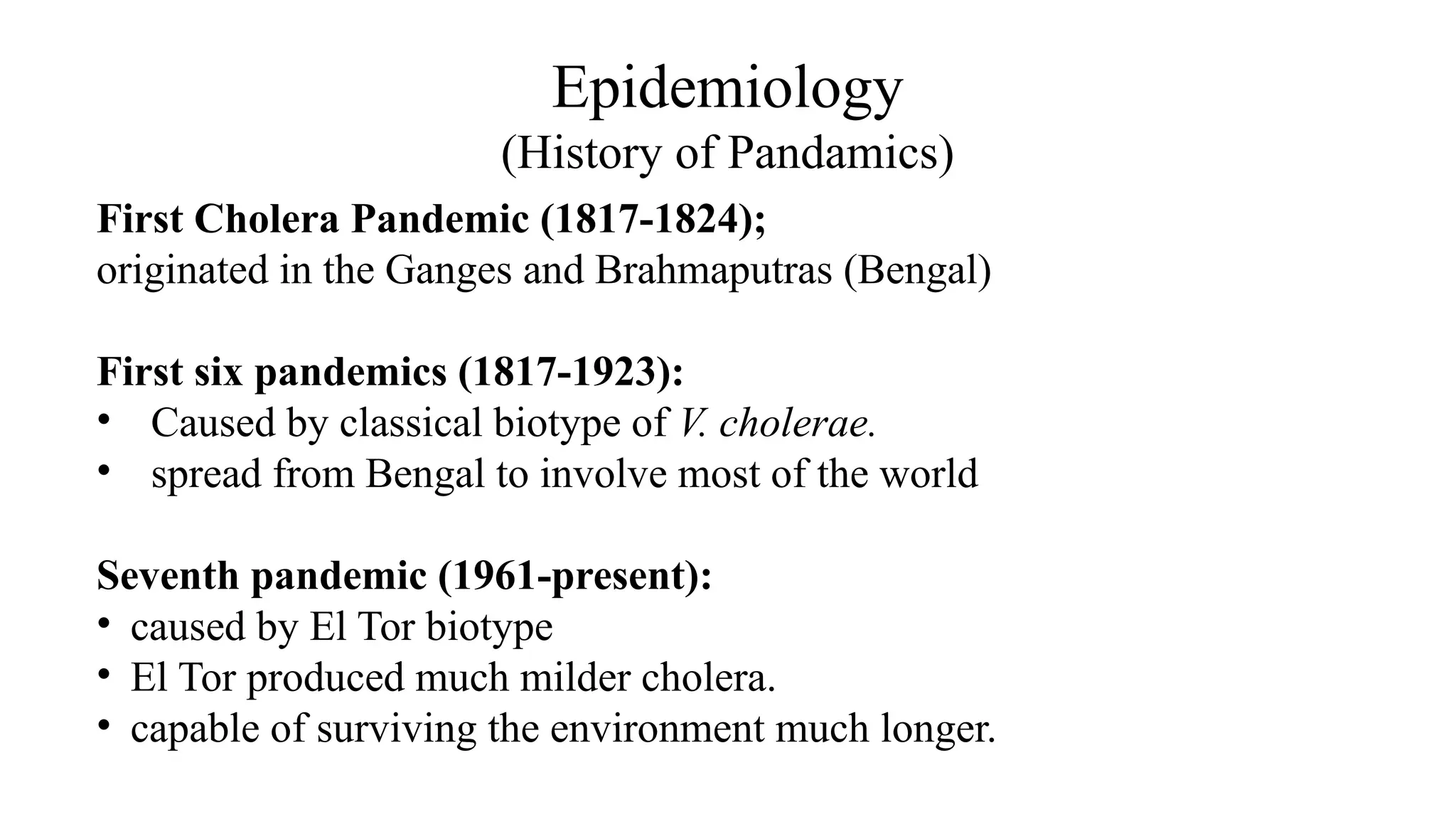 Vibrio cholera, Pathogenesis, Mode of transmission, symptoms and ...
