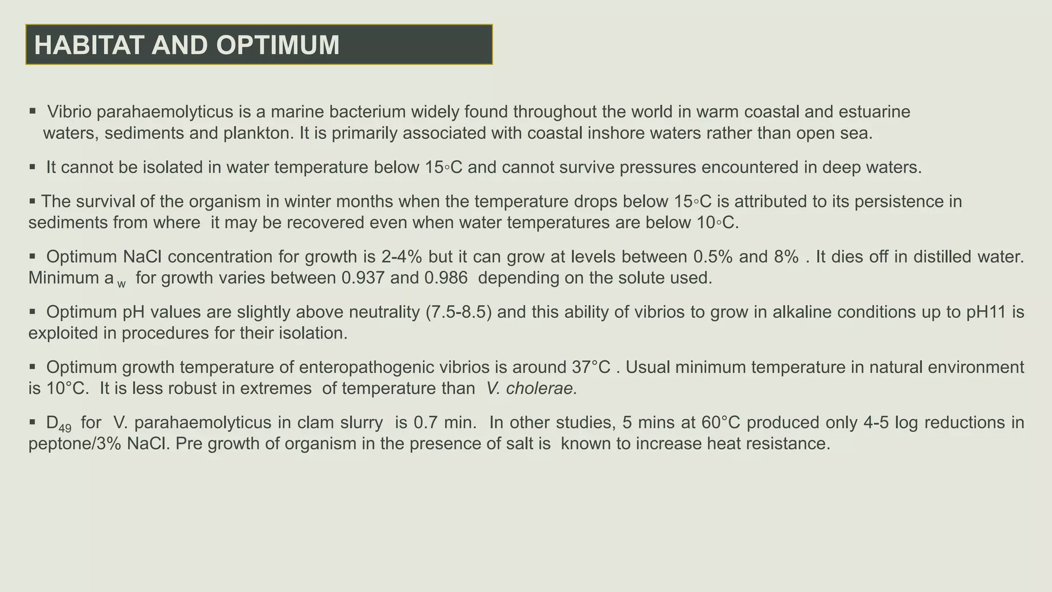 Vibrio parahaemolyticus | PPTX