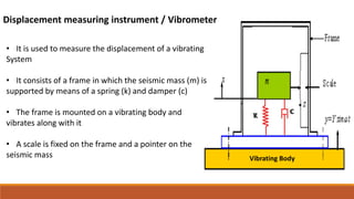 Vibration measuring instrument - Vibrometer | PPTX