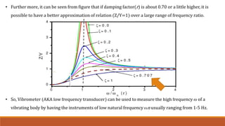 Vibration measuring instrument - Vibrometer | PPTX