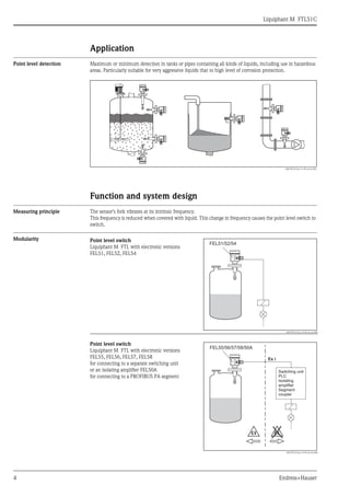 Vibronic-Point level switch-Liquiphant M FTL51C | PDF