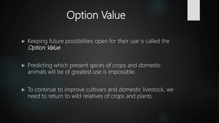 BIODIVERSITY : VALUE, HOTSPOT & THREATS | PPTX
