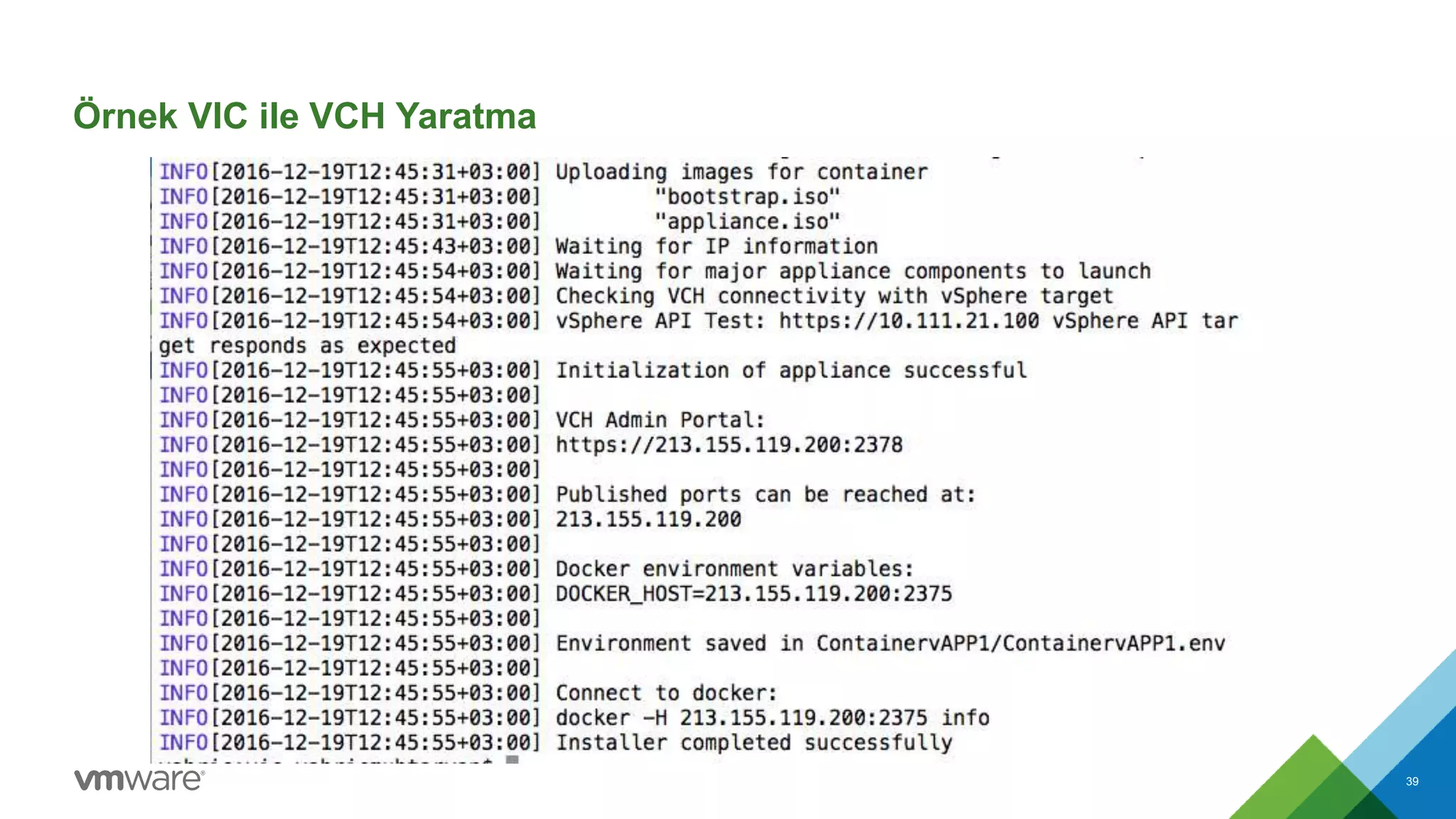 Vsphere Integrated Containers Ppt