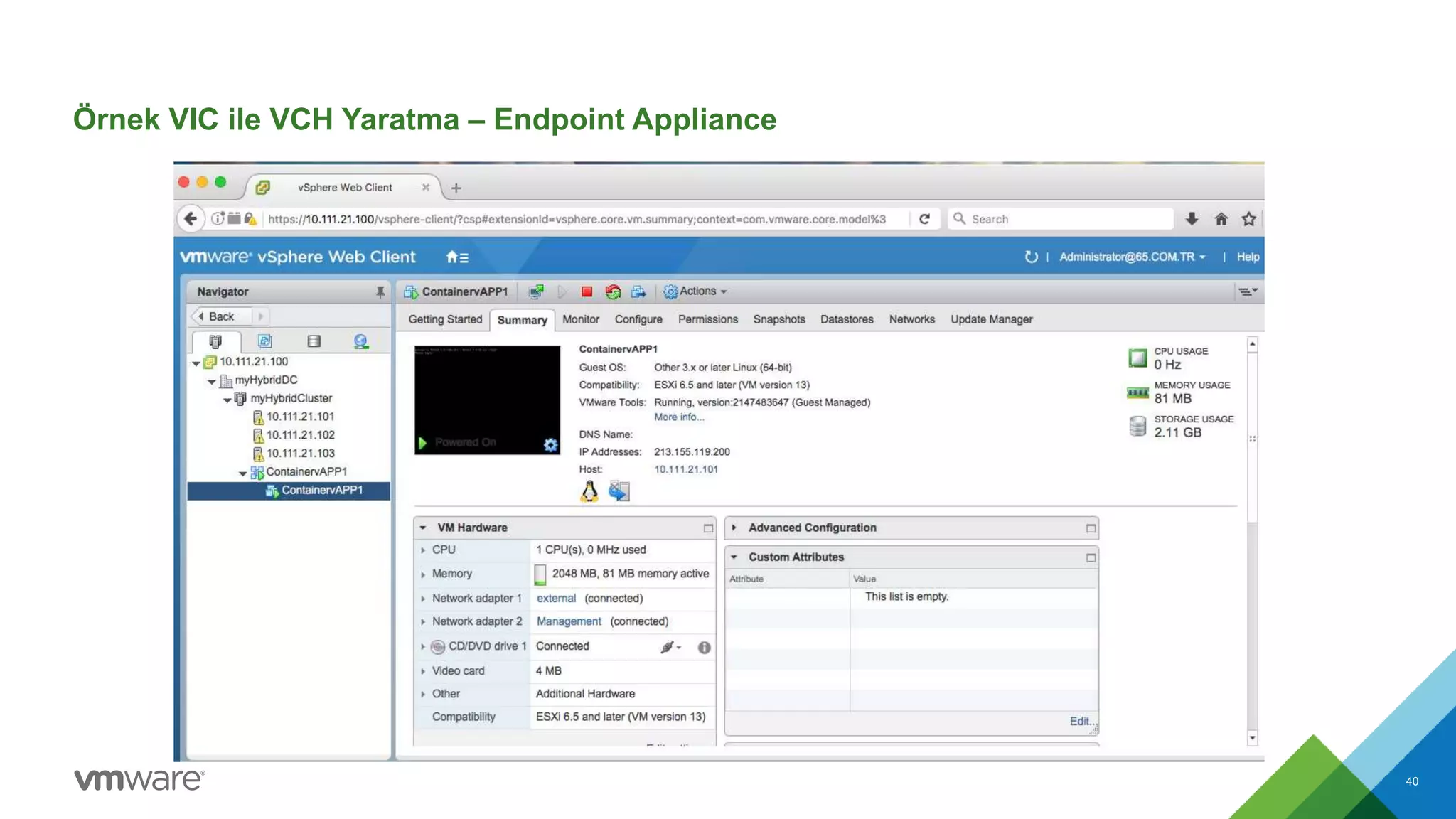 vSphere Integrated Containers | PPT