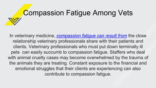 Professional Burnout vs. Compassion Fatigue | PPTX | Mental Health ...