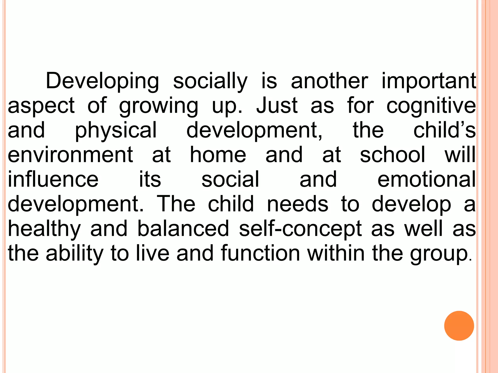 Social and Emotional Development | PPTX