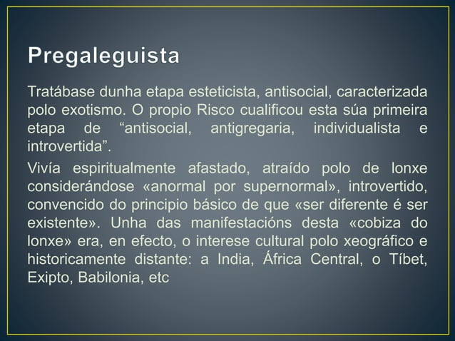 Vicente risco | PPT