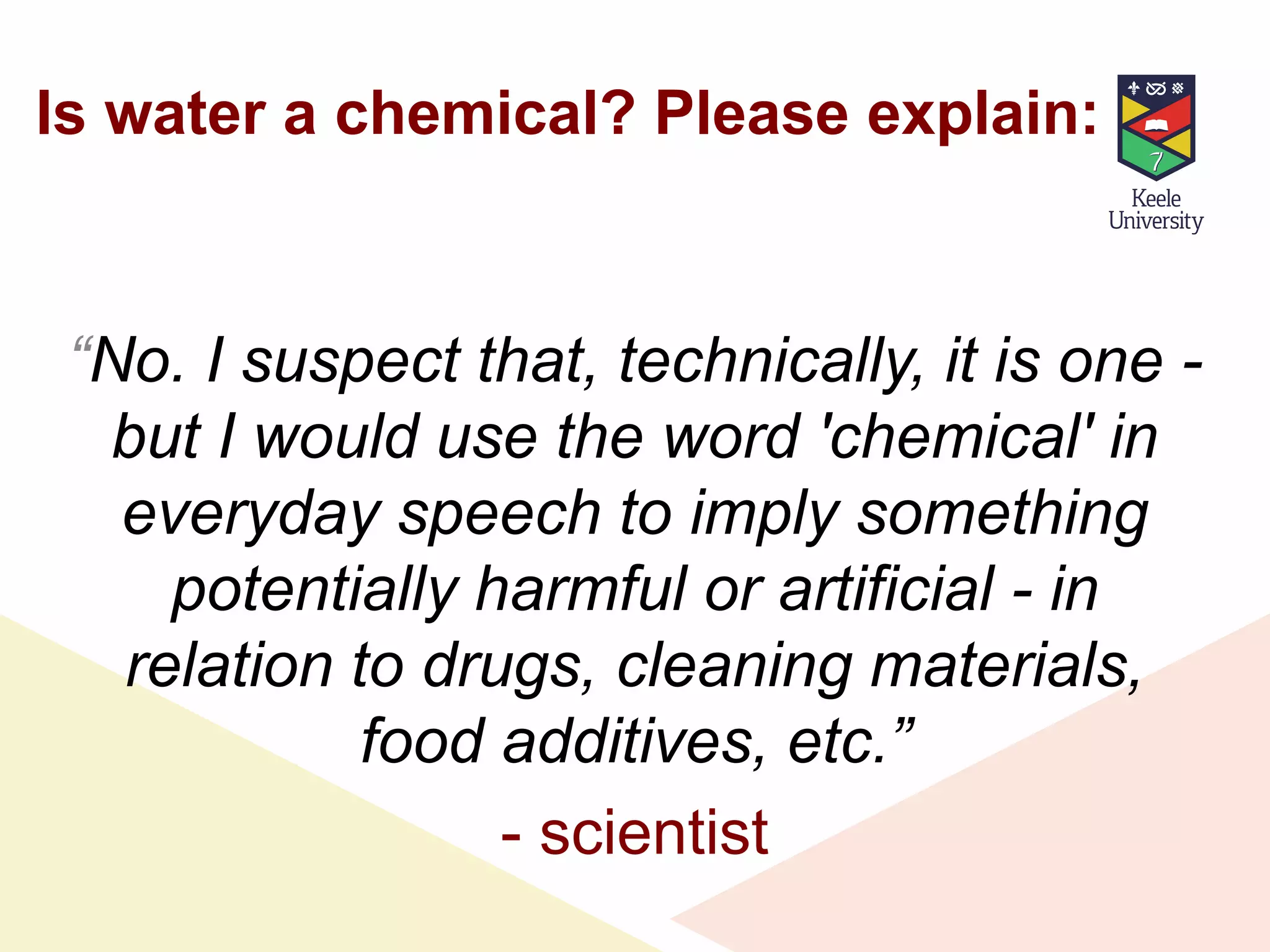Do Chemists have Chemophobia? An Update | PPT