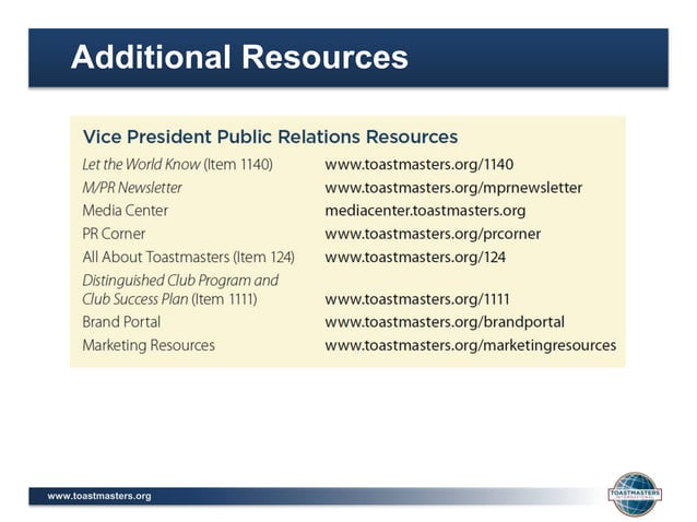 Vice president public relations slides | PPTX | Business Administration ...