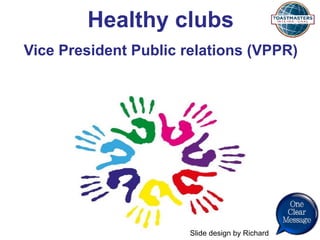 Vice president public relations (vppr) toastmasters | PDF