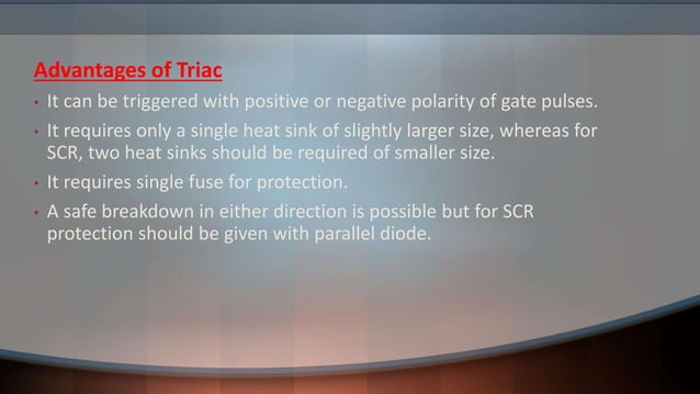 Vi characteristics of triac | PPTX
