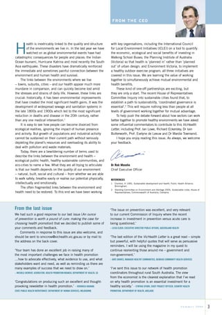 Healthy Planet, Healthy People: Shaping a Sustainable Healthy Future | PDF