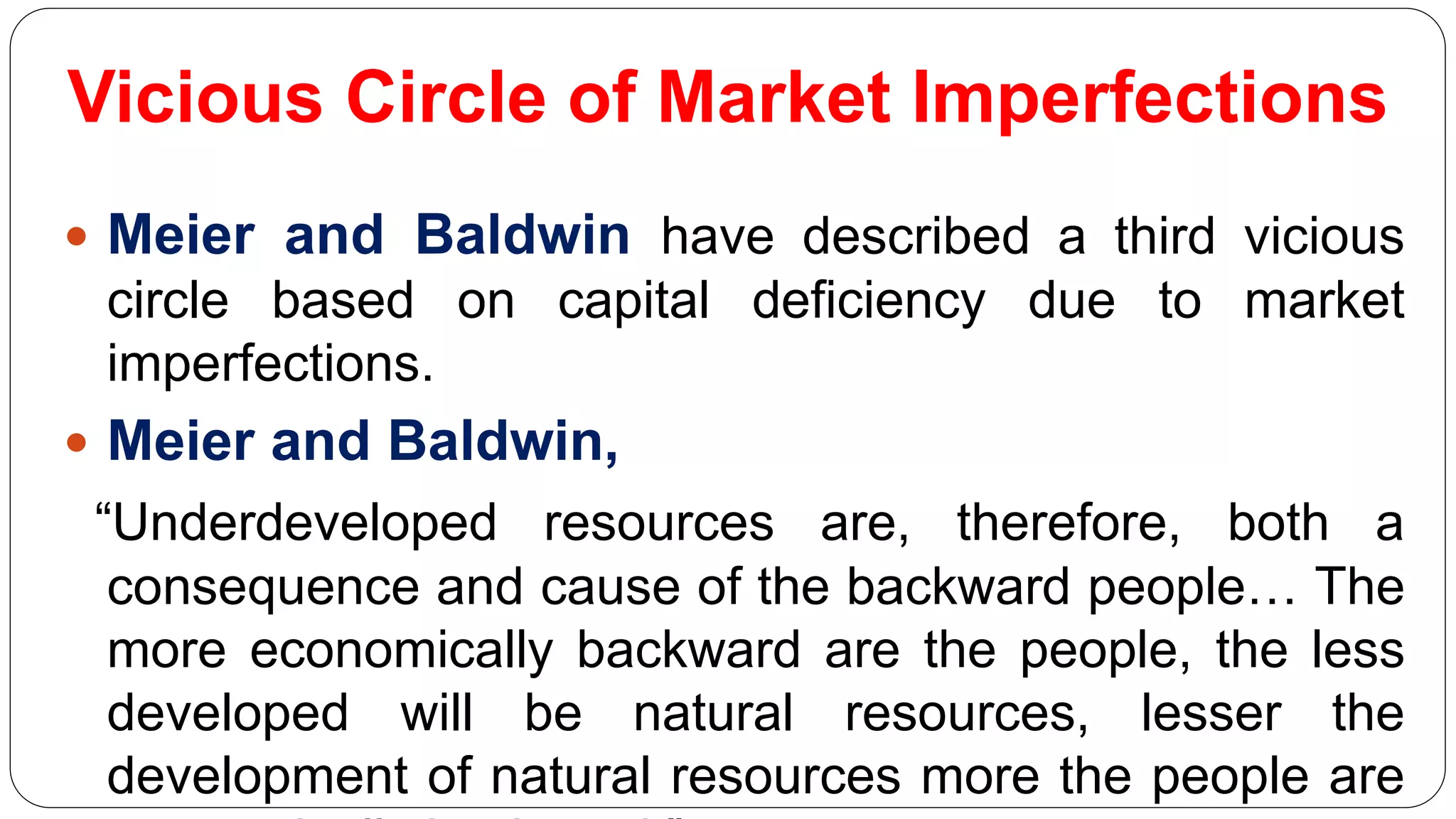 Vicious circle of poverty | PPTX