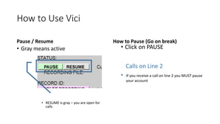 Vici training | PPTX