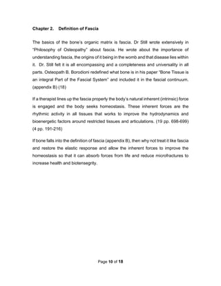 Restoration of Bone's Elastic Response Using Osteopathic Techniques | PDF
