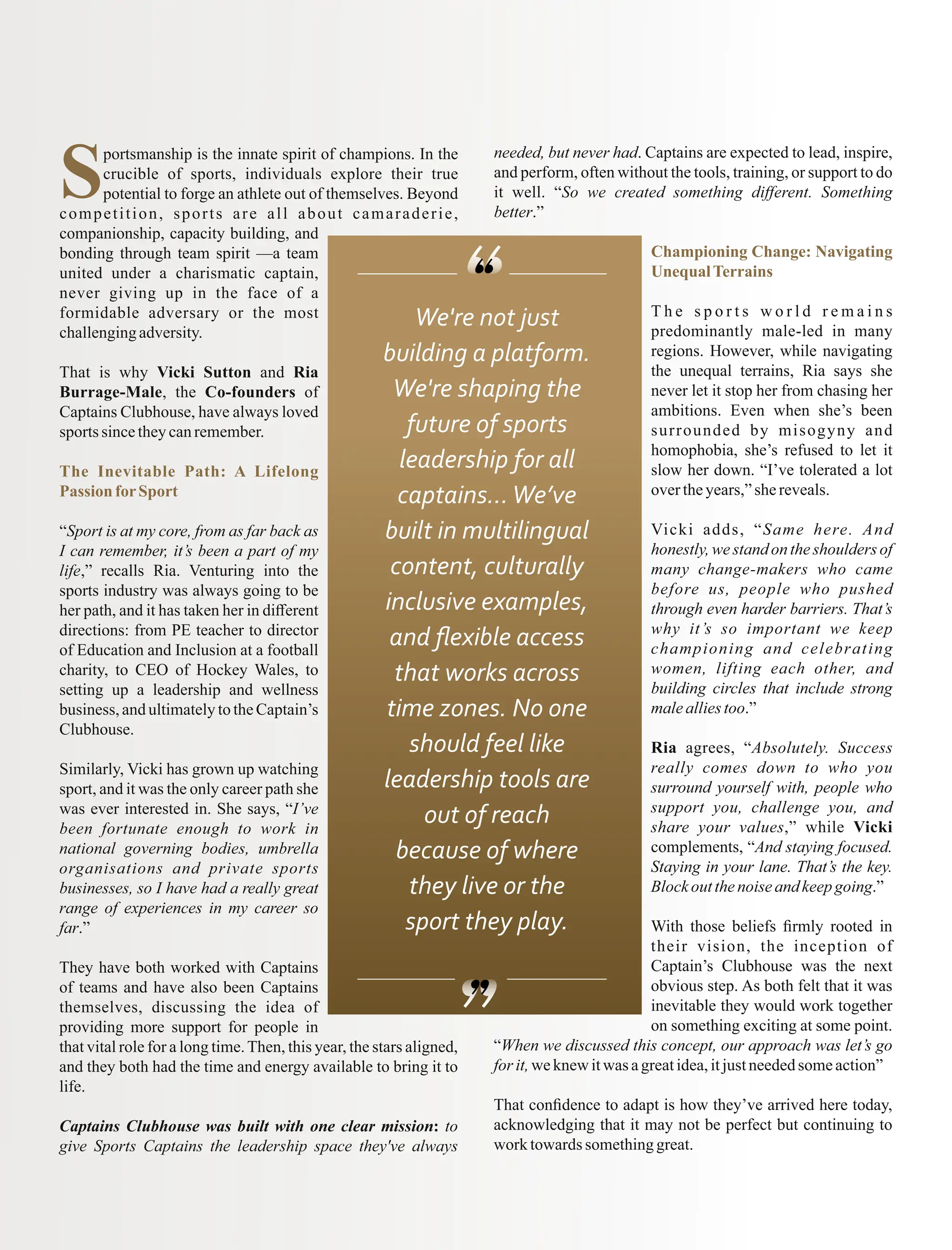 Vicki Sutton and Ria Burrage-Male - The Most Visionary Female Founders ...