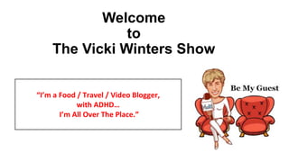 Vicki Winters Spring 2017 Media Kit | PPT