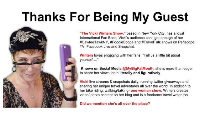 Vicki Winters Spring 2017 Media Kit | PPT