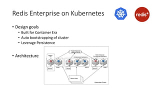 RedisConf18 - Redis Enterprise on Cloud Native Platforms | PPT