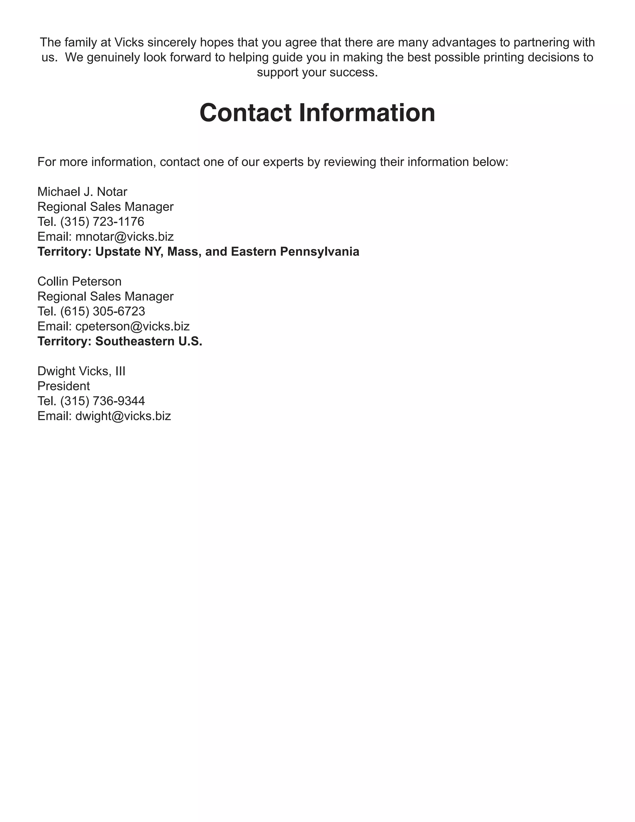 Vicks General Information | PDF