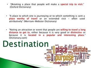 Tourism and Land: Relevant National Policy Frameworks - Vicky Bowman | PDF