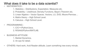 data science and business analytics | PPTX | Business | Business and Finance