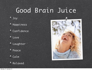 Vicky ross brain juice | PPT
