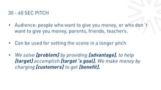 Pitching 101 - VIC Partners on How to create a pitchdeck | PPT